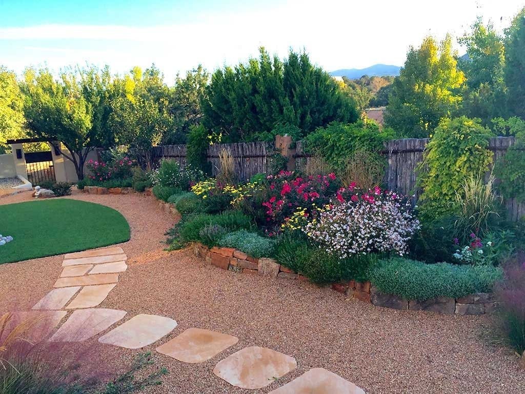 Flagstone Installation in Santa Fe - McCumber Fine Gardens
